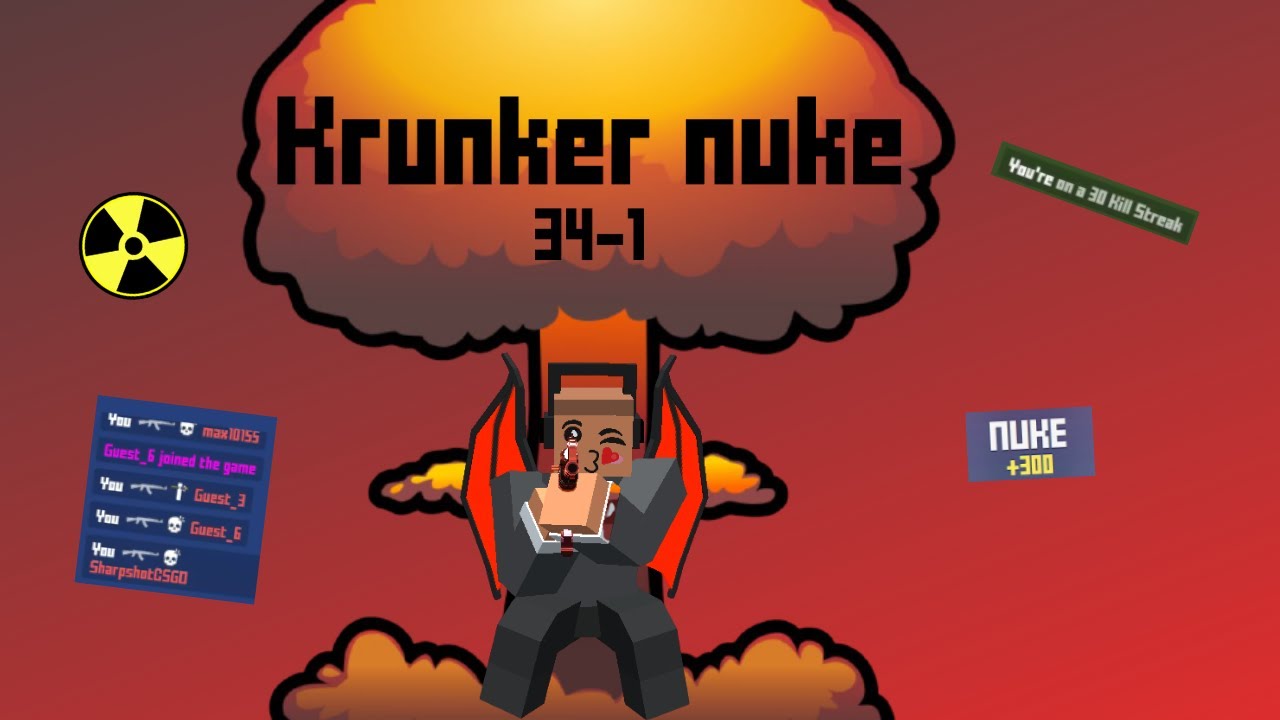 How I get nukes (Krunker Nuke Montage) - YouTube