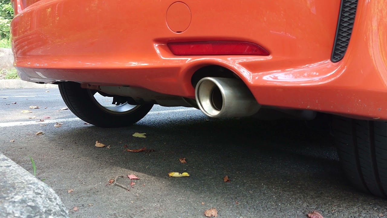 GE8 フィットRS 純正マフラーとSPOON N1マフラー聞き比べ - YouTube