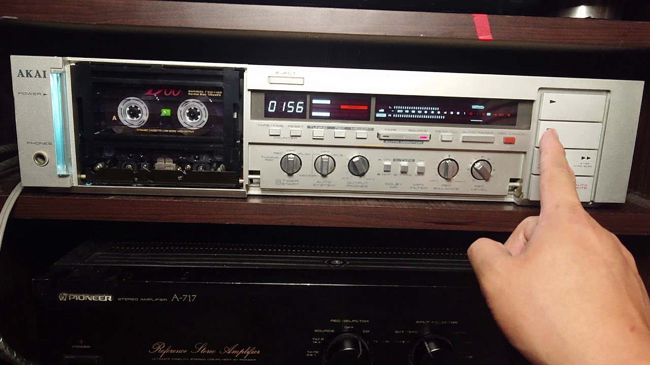 AKAI GX-F71測試 - YouTube