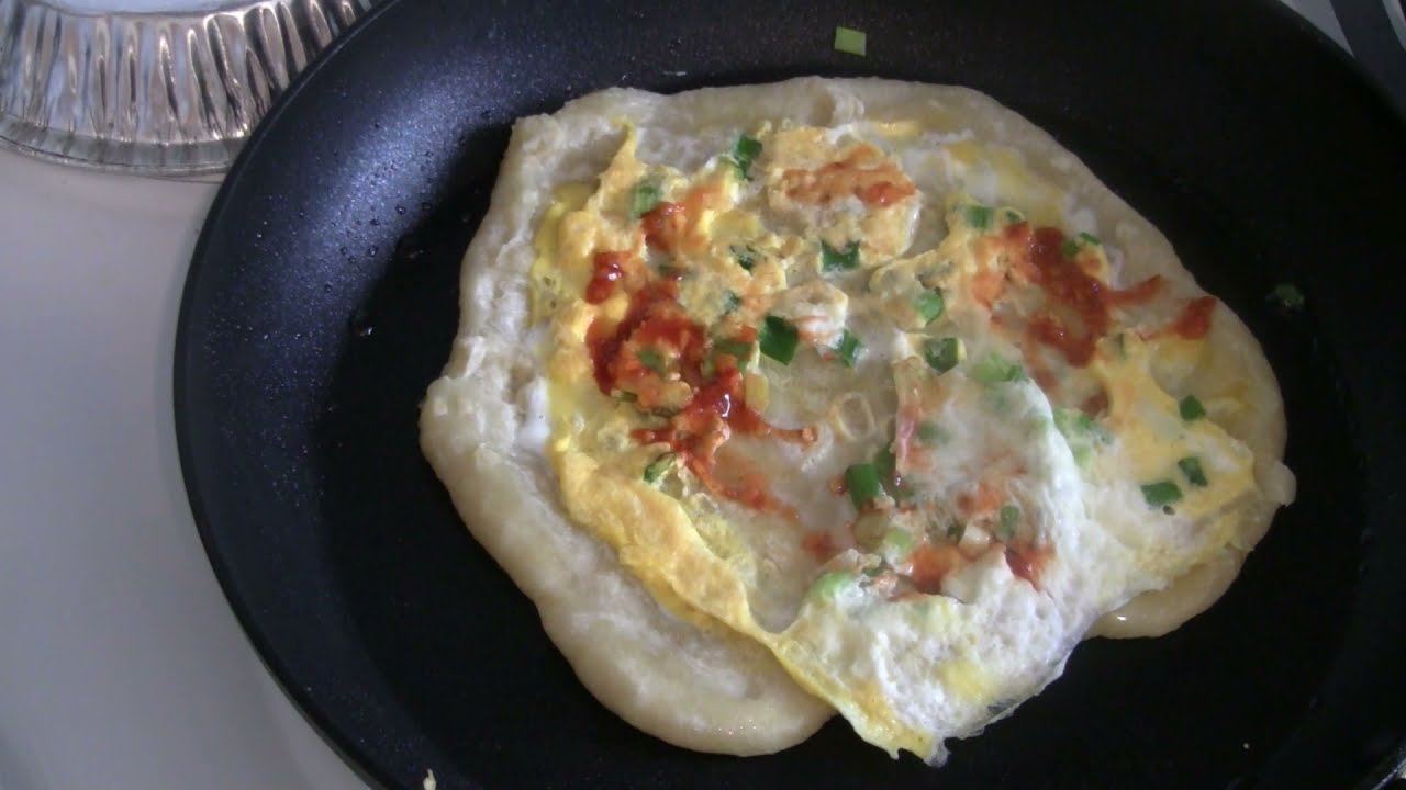 Chinese Pancake Recipe (China Street Food Recipe) Shanghai Jian Bing ...