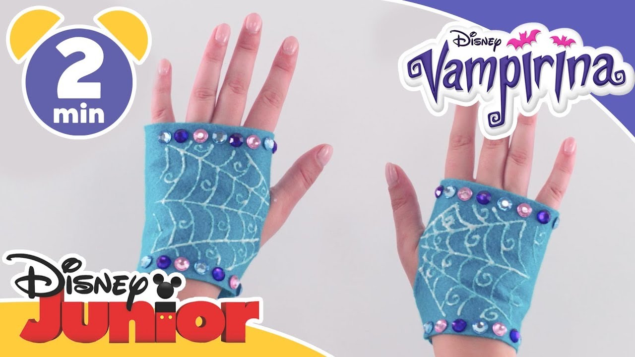 Vampirina | Halloween Craft Tutorial: Vampirina's Gloves | @disneykids ...