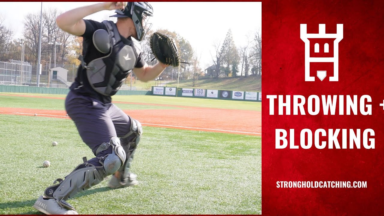 Catcher's Throwing + Blocking workout | STRONGHOLD CATCHING - YouTube