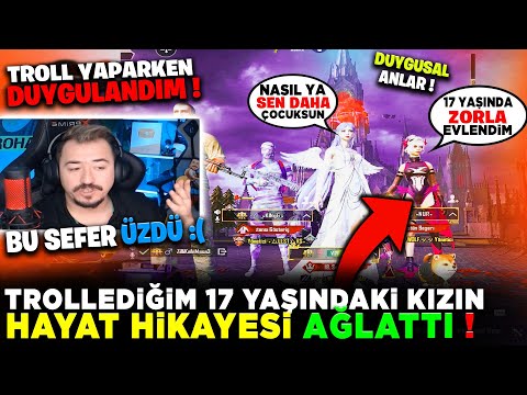 TROLLEDİĞİM 17 YAŞINDAKİ KIZIN HAYAT HİKAYESİ AĞLATTI - PUBG MOBİLE