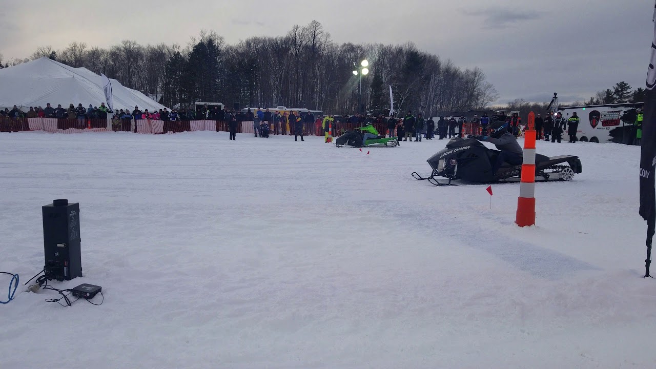 Lance Flathers vs Tyson Enerson Snow Outlaws - YouTube