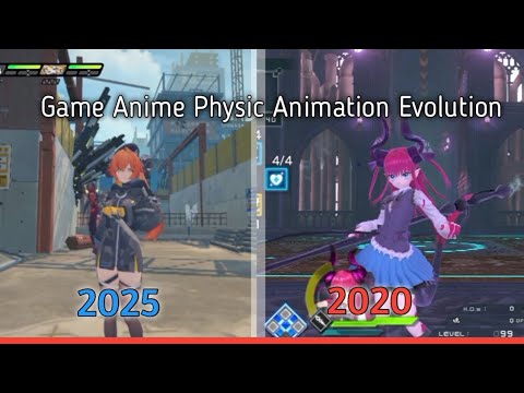 Evolution of anime game animation on mobile in 2020-2025 - YouTube