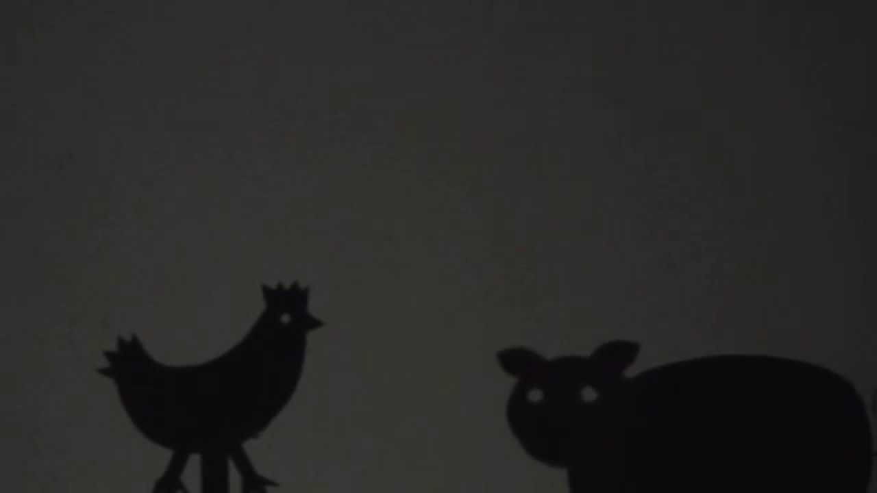 The little red hen. Shadow puppets. - YouTube