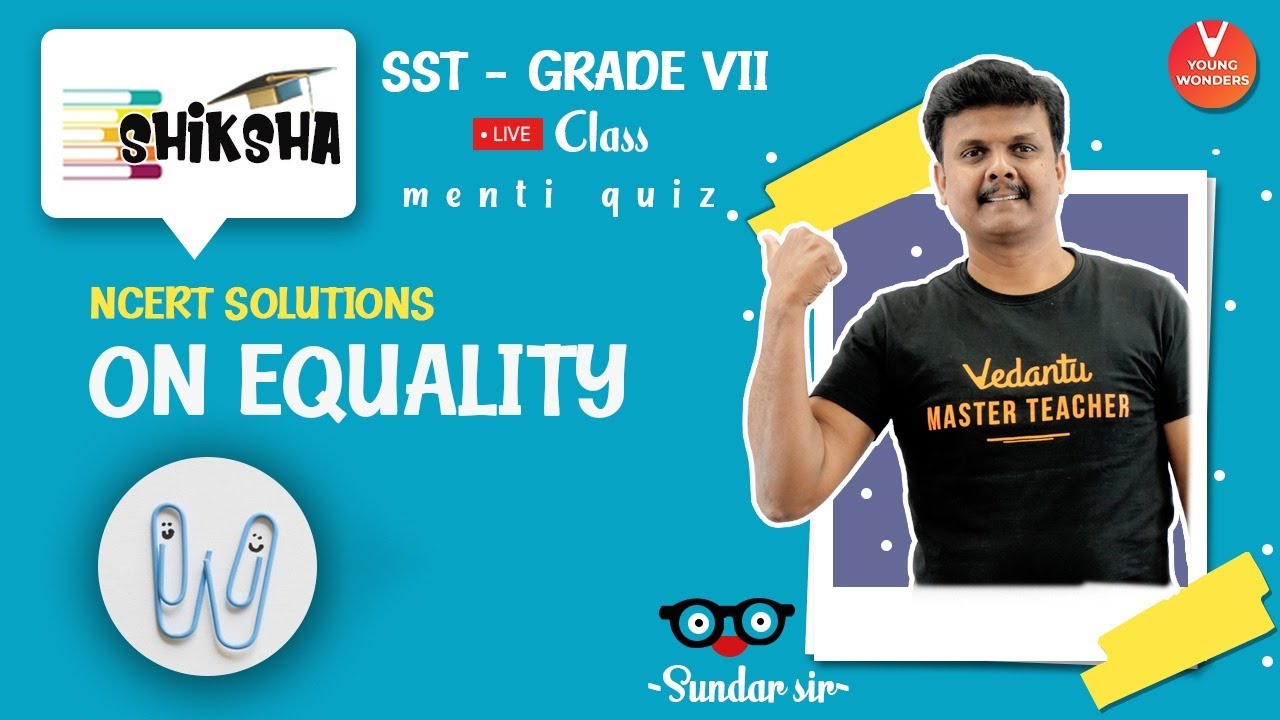 NCERT Solution: On Equality | Class 7 Civics Chapter 1 | NCERT Class 7 ...