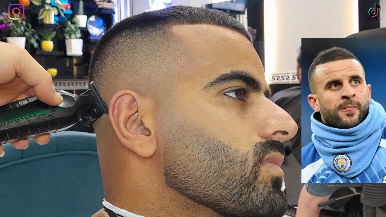 MEDIUM FADING BUZZCUT{ KYLIE Walker} HAIRCUT {TUTORIAL😱} - YouTube