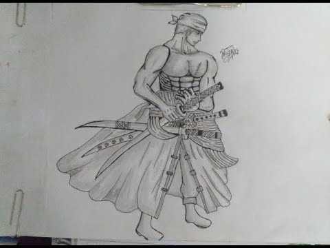 Menggambar anime Roronoa Zoro ~One Pice#menggambaranime #sketsa # ...