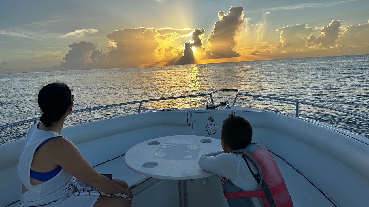 Fishing and sunrise week with Cruz’N chill private boat tours - YouTube