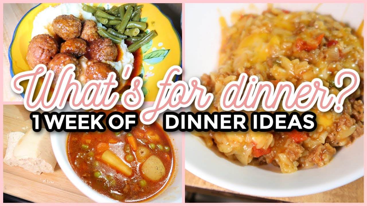 WHAT'S FOR DINNER? #260 | 7 Real-Life Family Meal Ideas - YouTube