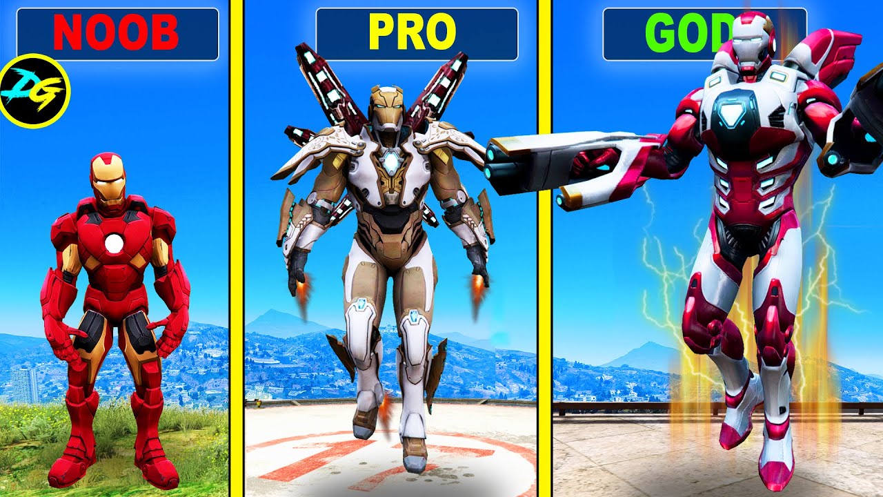 Upgrading IRONMAN To ULTIMATE INFINITY IRONMAN in GTA 5 - YouTube