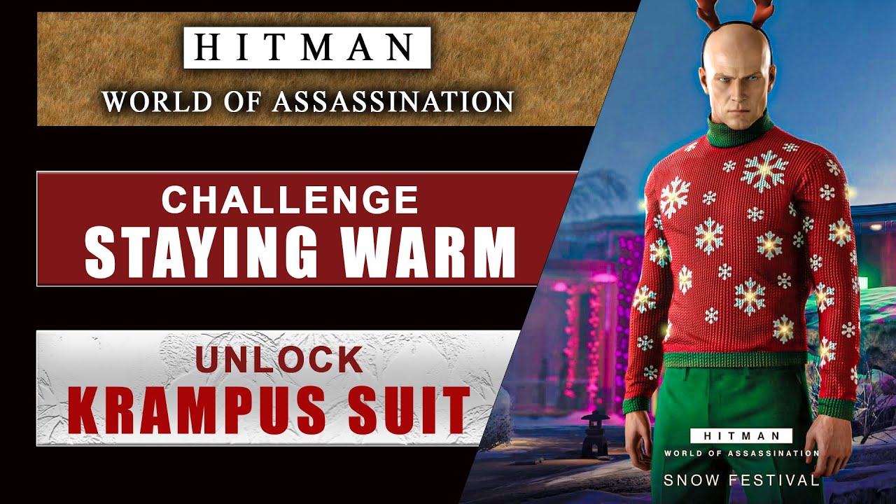 HITMAN 3 Hokkaido | Staying Warm Challenge | Snow Festival Mission ...