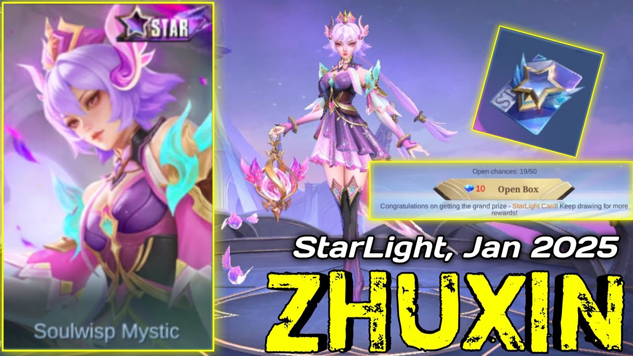 Claim Skin StarLight Member Jan 2025, ZHUXIN Soulwisp Mystic ( Update ...