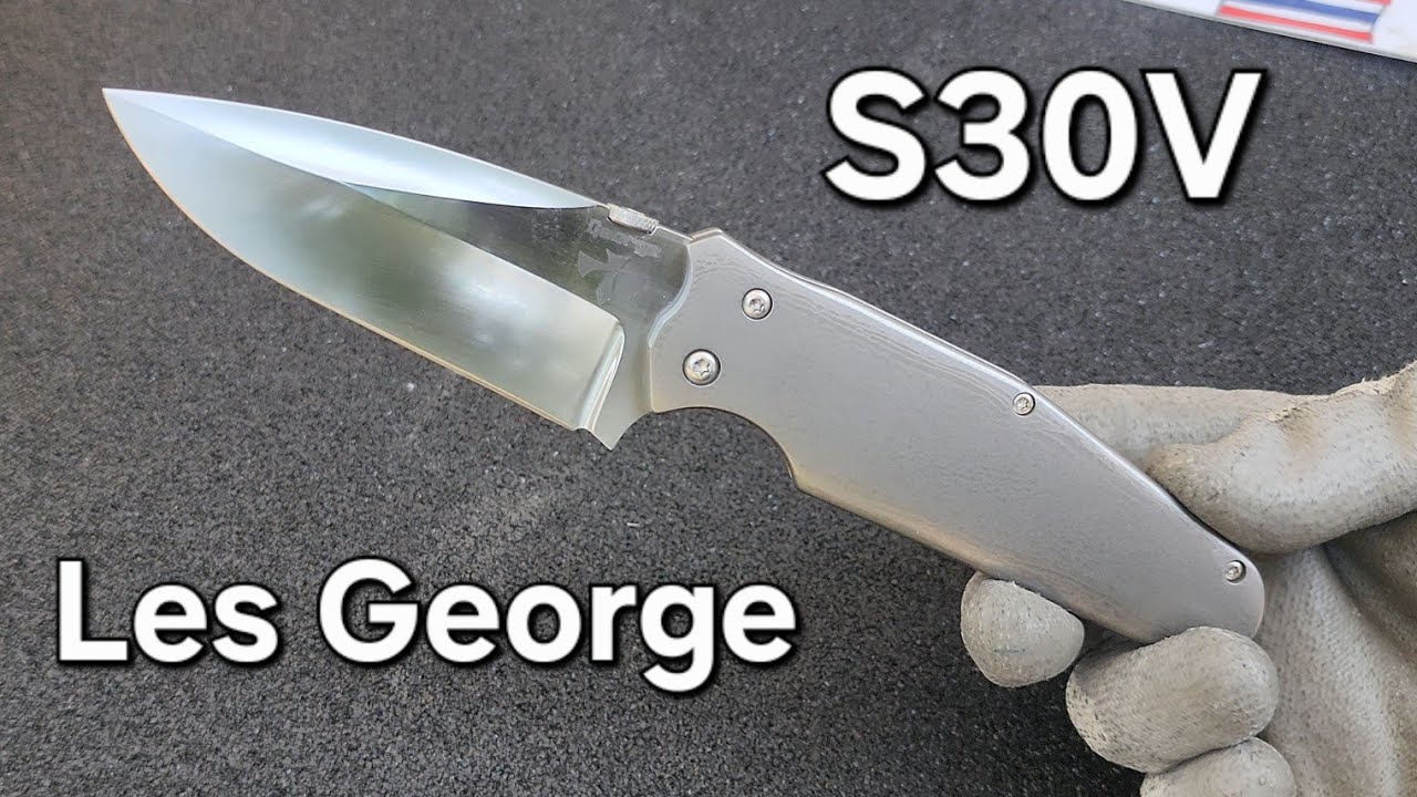 Les George Basic (S30V): มีดพับ EDC สไตล์ทหาร (Tactical) ที่แกร่งเกิน ...