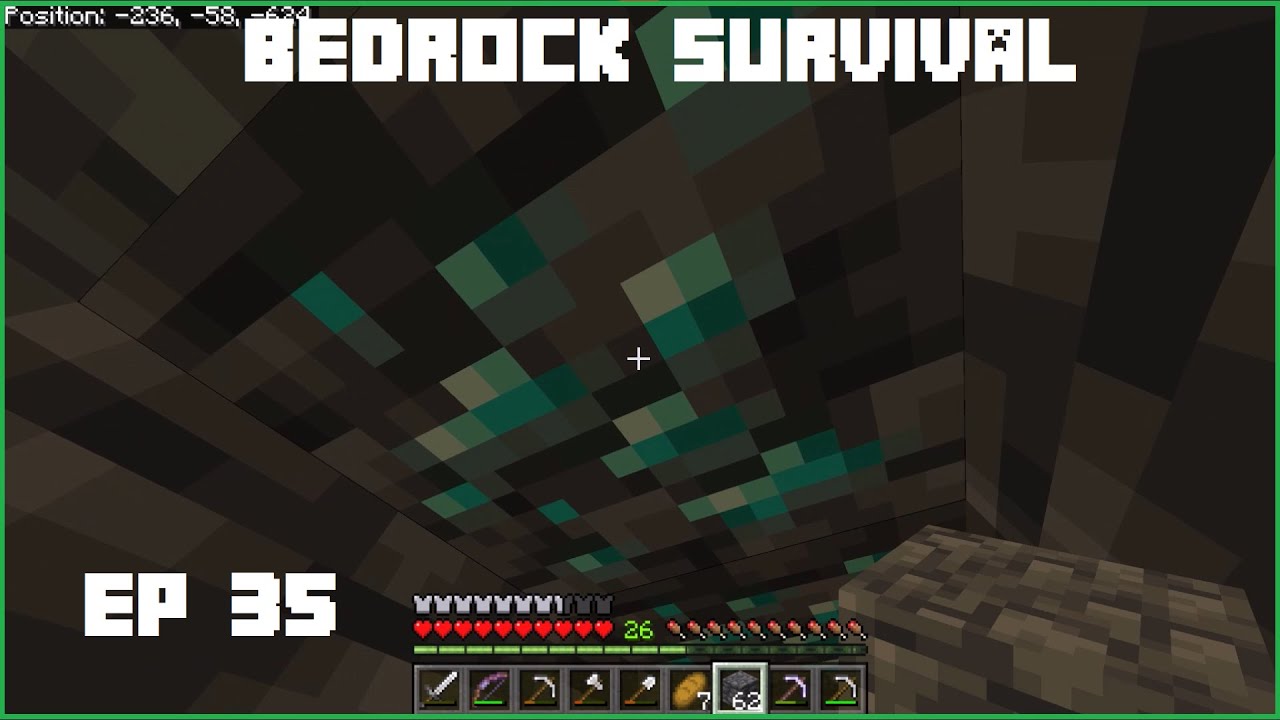 Finding diamonds quick! - Minecraft Bedrock Survival Ep 35 - YouTube