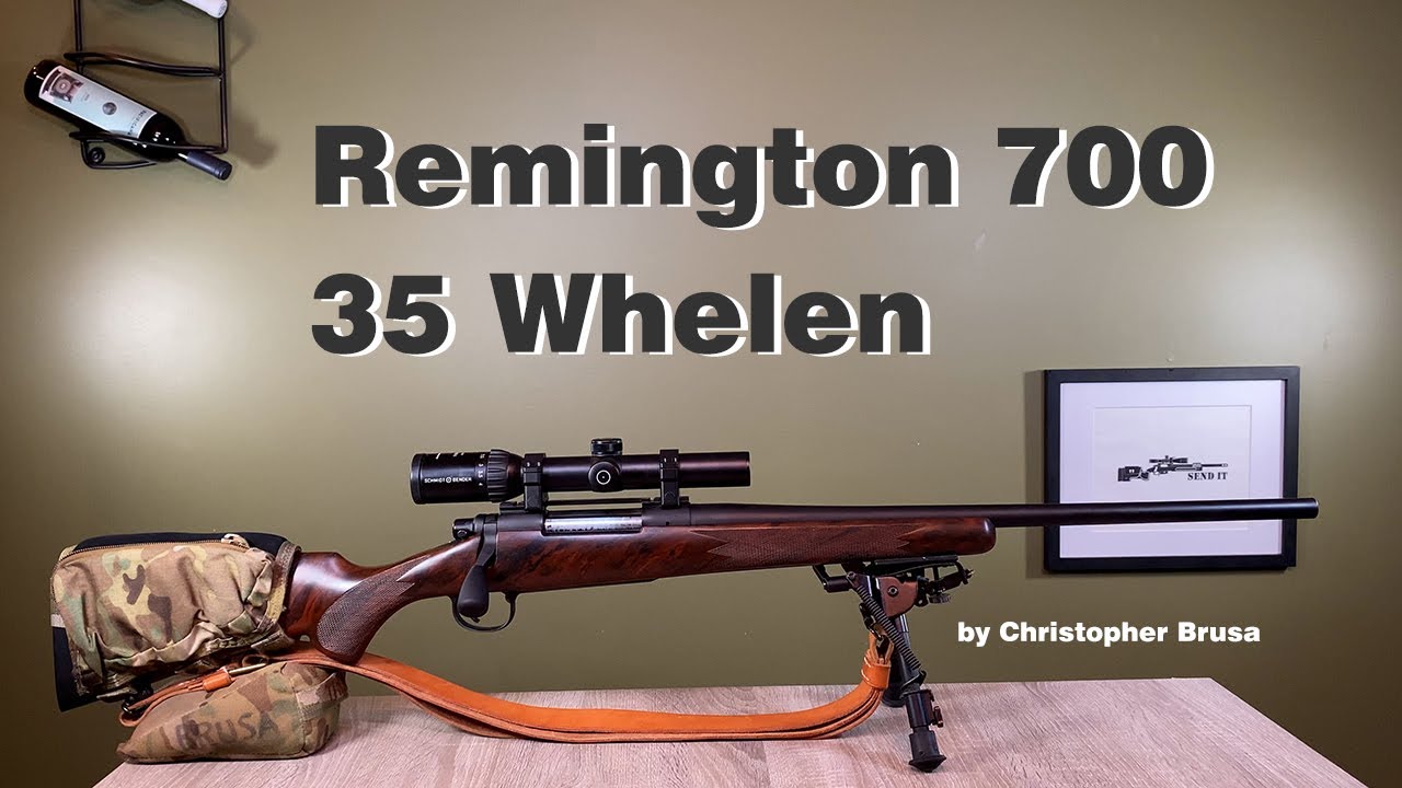 A tour of my Moose and Bear hunting rifle - Remington 700 35 Whelen and ...