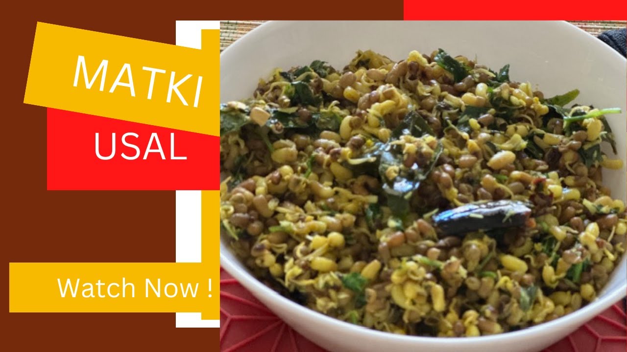 Sprouted Matki Usali | Matki curry| Healthy, Nutritious curry| Sprout ...