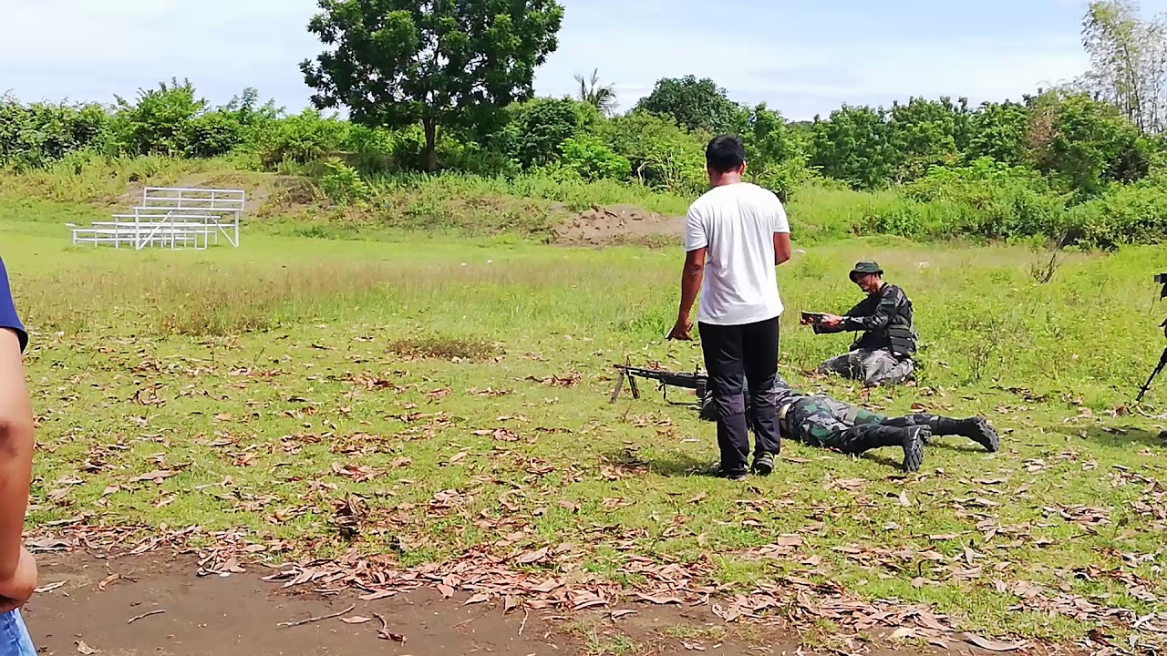 Firing the 60 caliber - YouTube