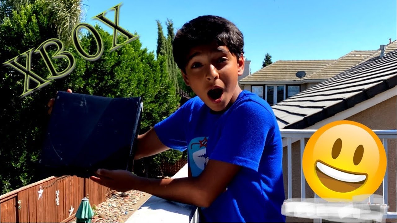Will an Xbox survive 20 foot drop - YouTube