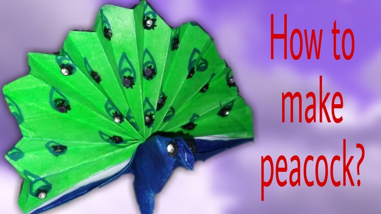How to make a peacock - YouTube