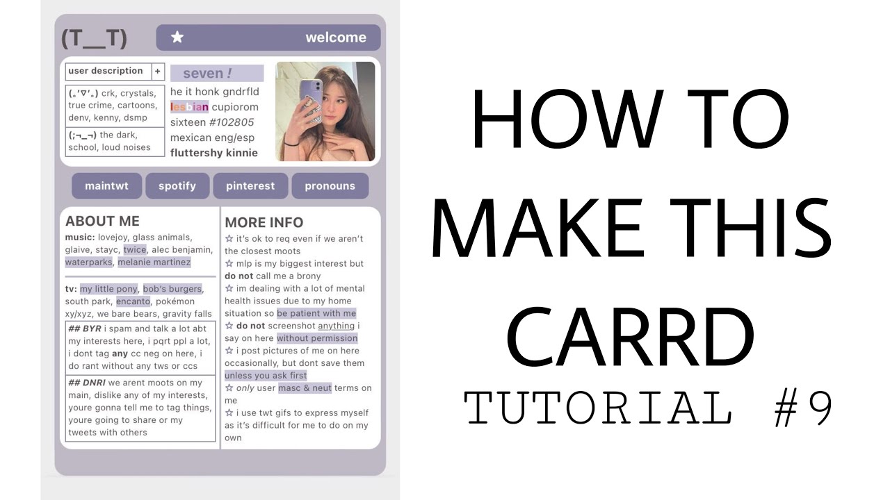 how to make this carrd! - [NON PRO] tut #9 - YouTube