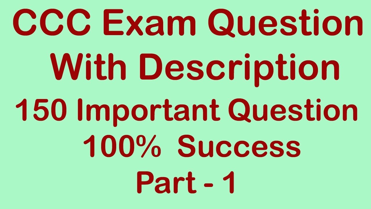 CCC QUESTION PAPER IN HINDI PART 1 NIELIT CCC COMPUTER COURSE IN ccc-question-paper-in-hindi-part-1-nielit-ccc-computer-course-in