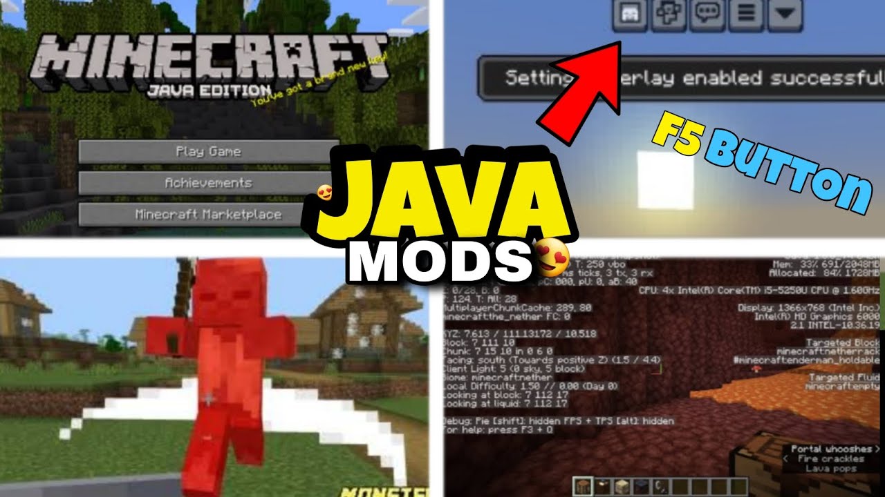 Top 5 Epic Mods for Minecraft PE🤯|| Best Minecraft Mods - YouTube