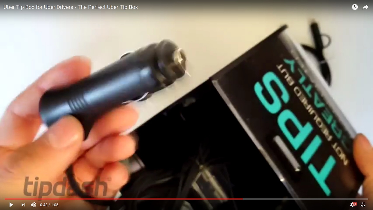 Uber Tip Box for Uber Drivers - The Perfect Uber Tip Box - YouTube