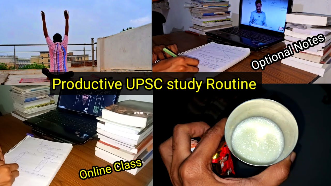 Productive UPSC Study Routine 📚 || A day in the life of upsc aspirant ...