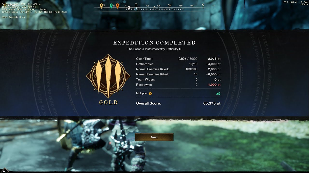 New world - M10 Lazarus 23.05 gold run fire mutation [DPS POV] 13-01 ...