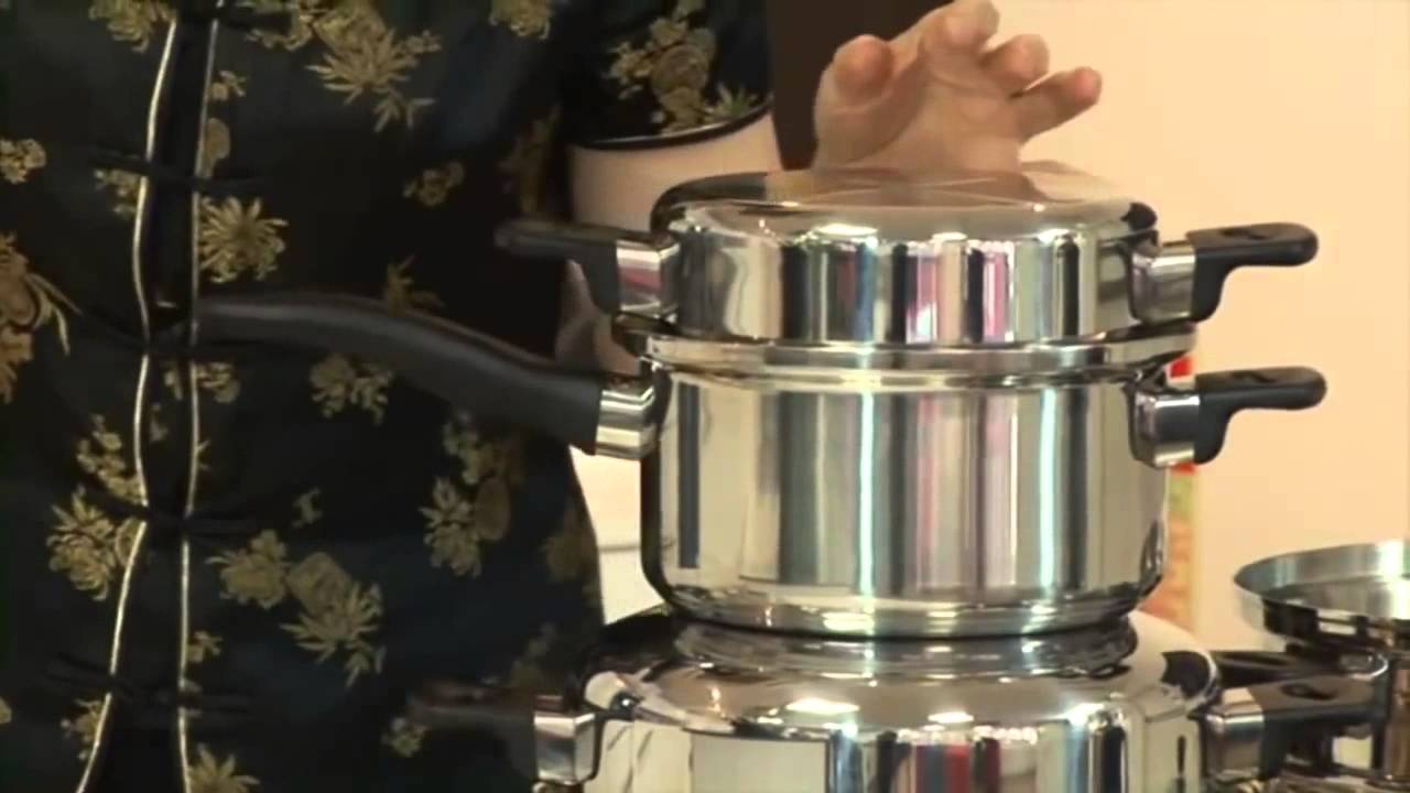 YenTee McCoy demostrates AMWAY™ iCook™ cookware 3/5 - YouTube