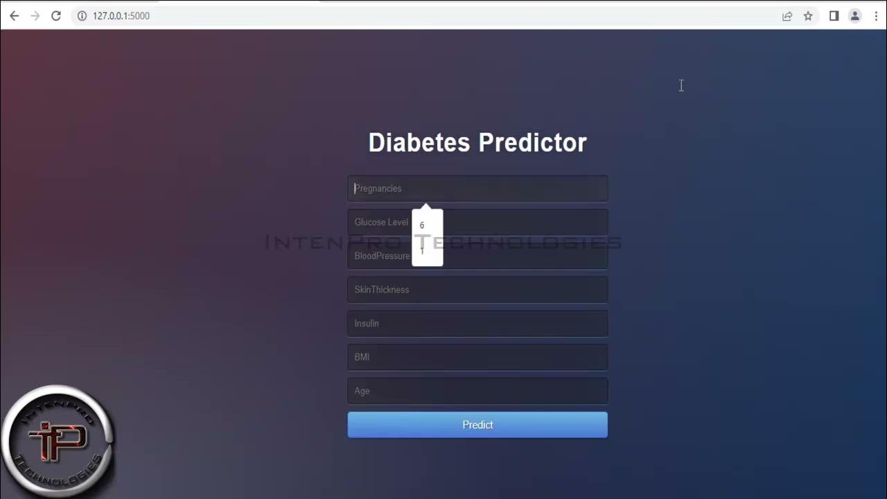Diabetes Prediction Using Flask - PYTHON Data Mining (FLASK) - YouTube