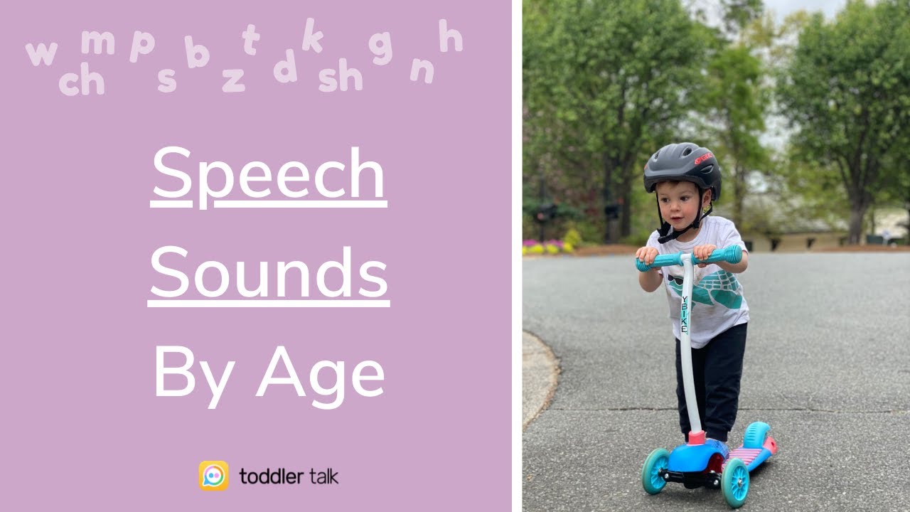 Articulation Norms [Speech sounds by age chart + common developmental ...