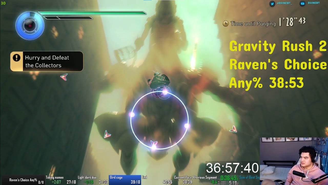 Got the 39 skip! [WR] | Gravity Rush 2 Raven's Choice DLC Speedrun - YouTube