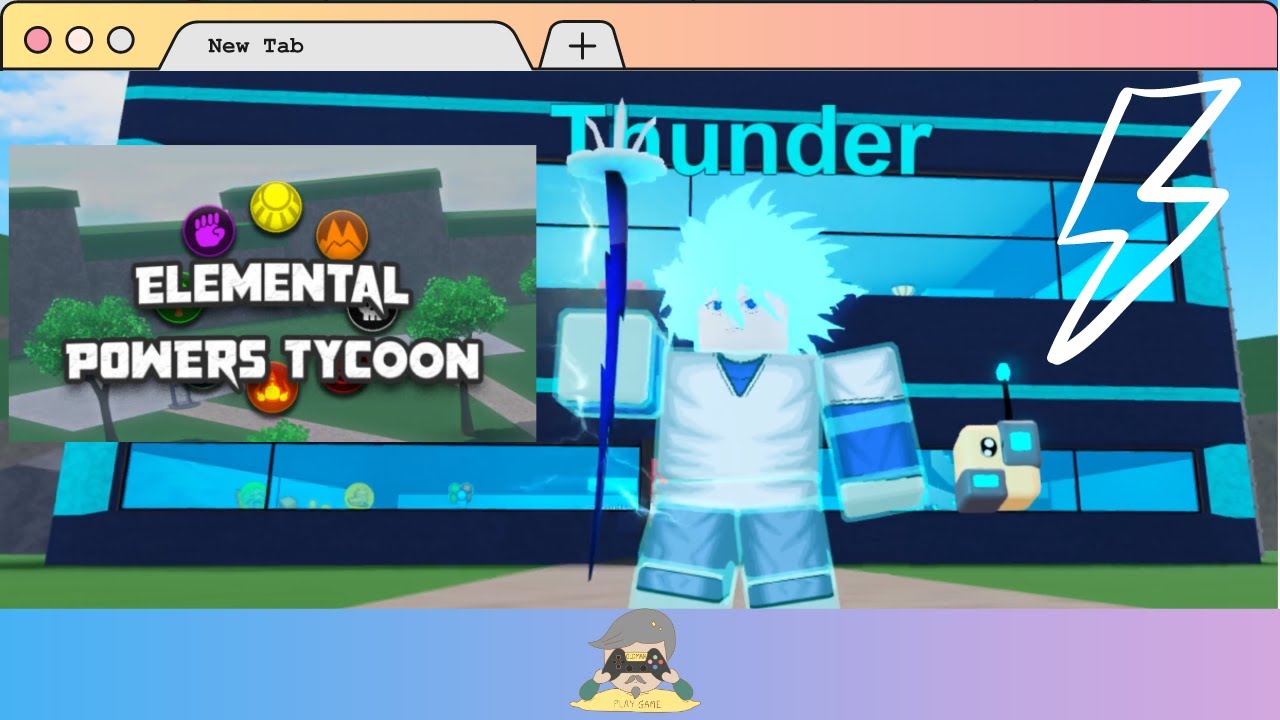 อยากจะเป็นเทพแห่งสายฟ้า | Roblox - Elemental Powers Tycoon - YouTube