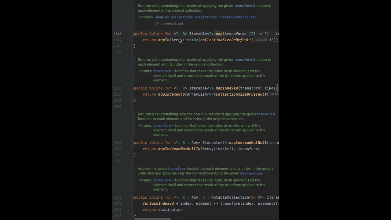 Kotlin - lambda map super easy programming - YouTube