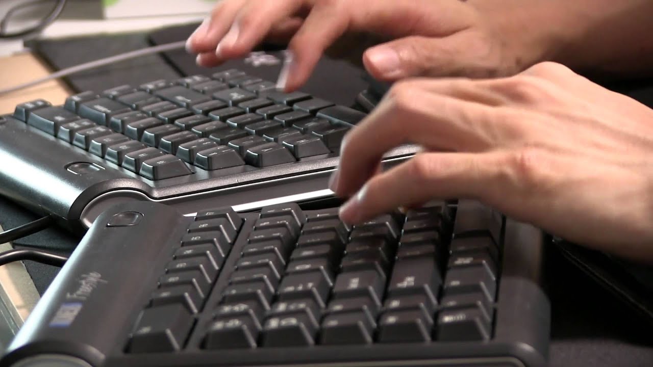 Kinesis Freestyle Keyboard typing sound ～キネシスキーボード打鍵音 - YouTube