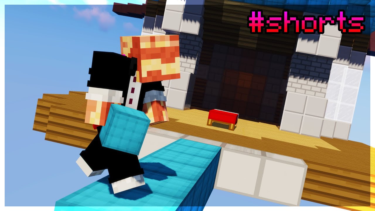 A Godbridge on Hypixel Bridging Practice | #shorts - YouTube