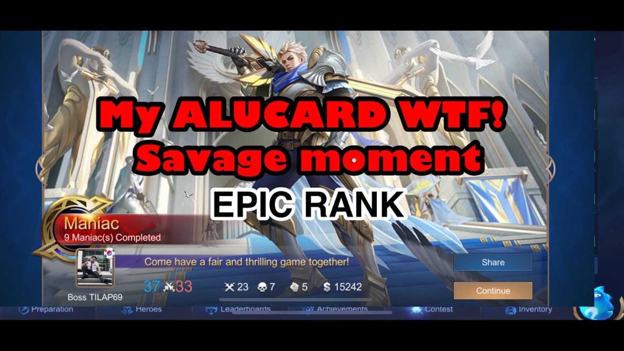 ALUCARD LIGHTBORN SKIN IN EPIC RANK - YouTube
