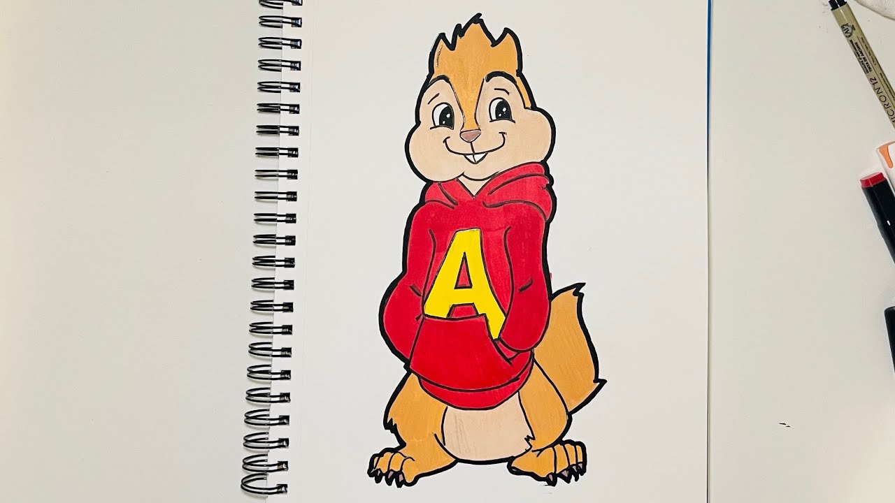 How to Draw Alvin | Alvin and the Chipmunks - YouTube