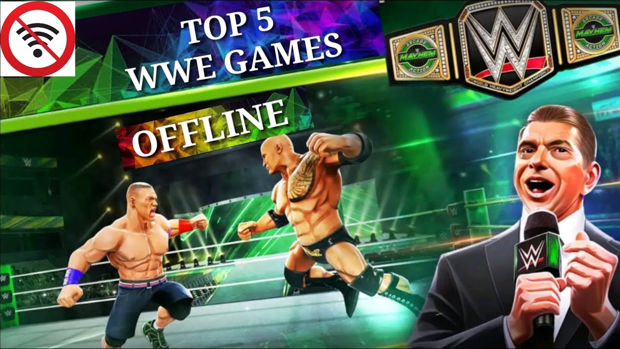 Top 5 WWE Games For Android 2020 HD OFFLINE - YouTube