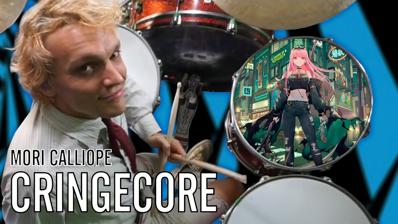 Mori Calliope - CRINGECORE | Office Drummer [First Time Hearing] - YouTube