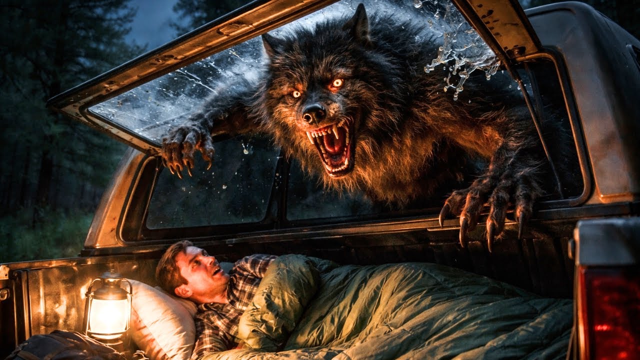 Werewolf attacks Camper sleeping in Pickup Truck in Utah - YouTube