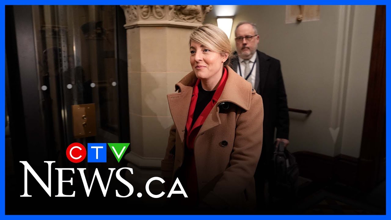 CTV News at Liberal heavyweight Melanie Joly’s riding office - YouTube