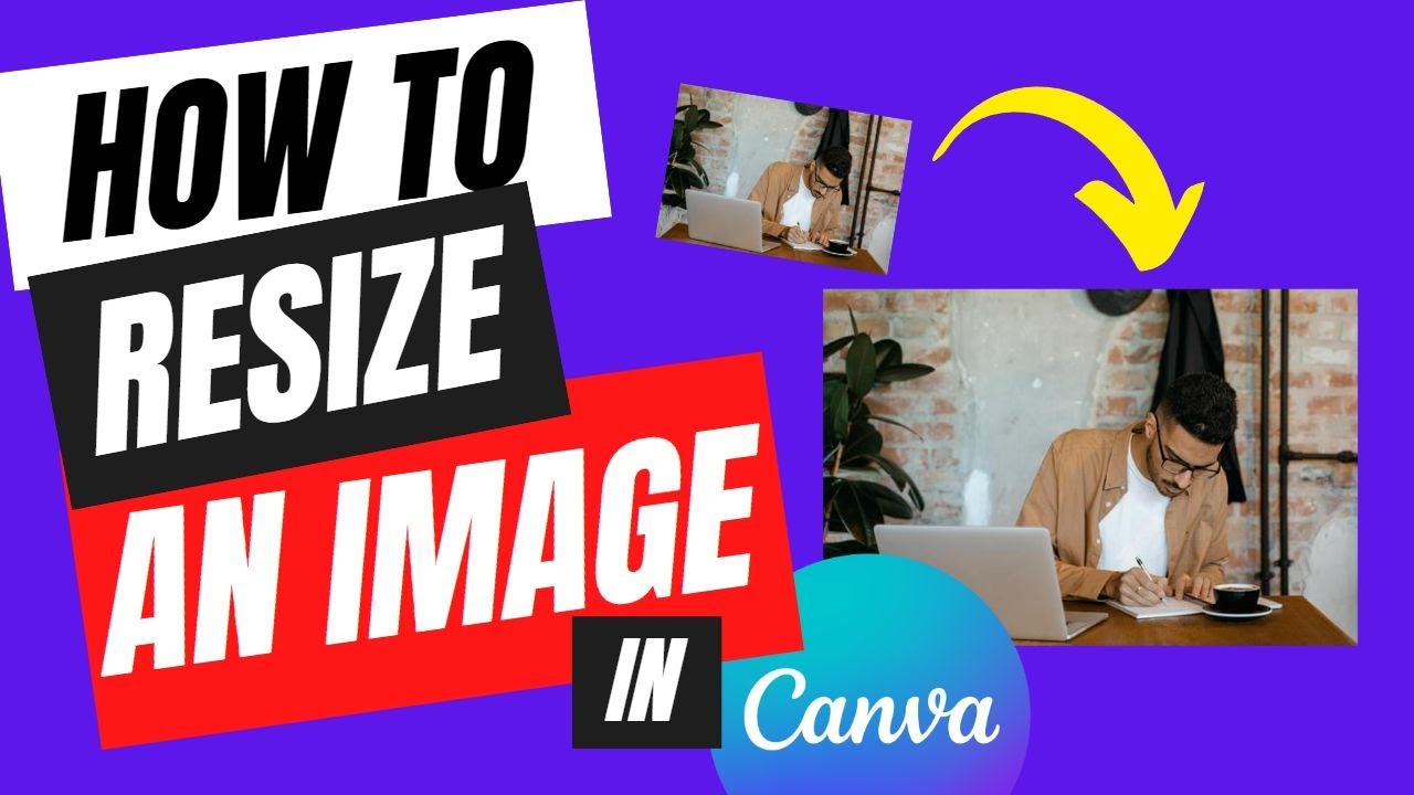 How to resize an image in Canva - Great for social media posts! - YouTube