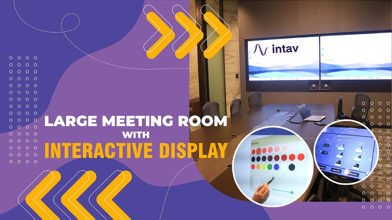 SOLUTION DEMO | Large Meeting Room with Interactive Display - YouTube