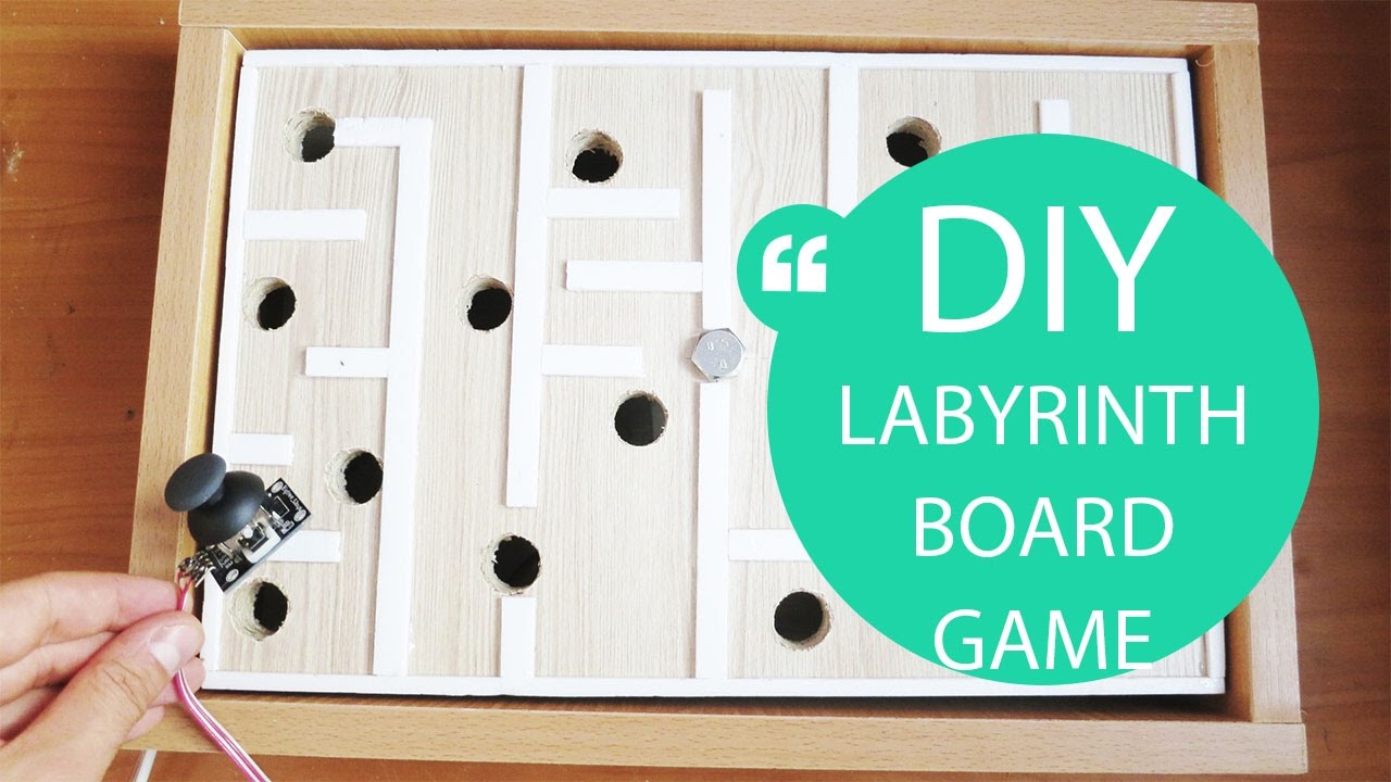 HOW TO MAKE A LABYRINTH BOARD GAME // HomeCraft - YouTube