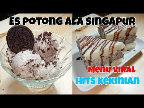 Resep Es Potong Ala Singapur | Es Potong Dengan Oreo Chocolate Creme ...