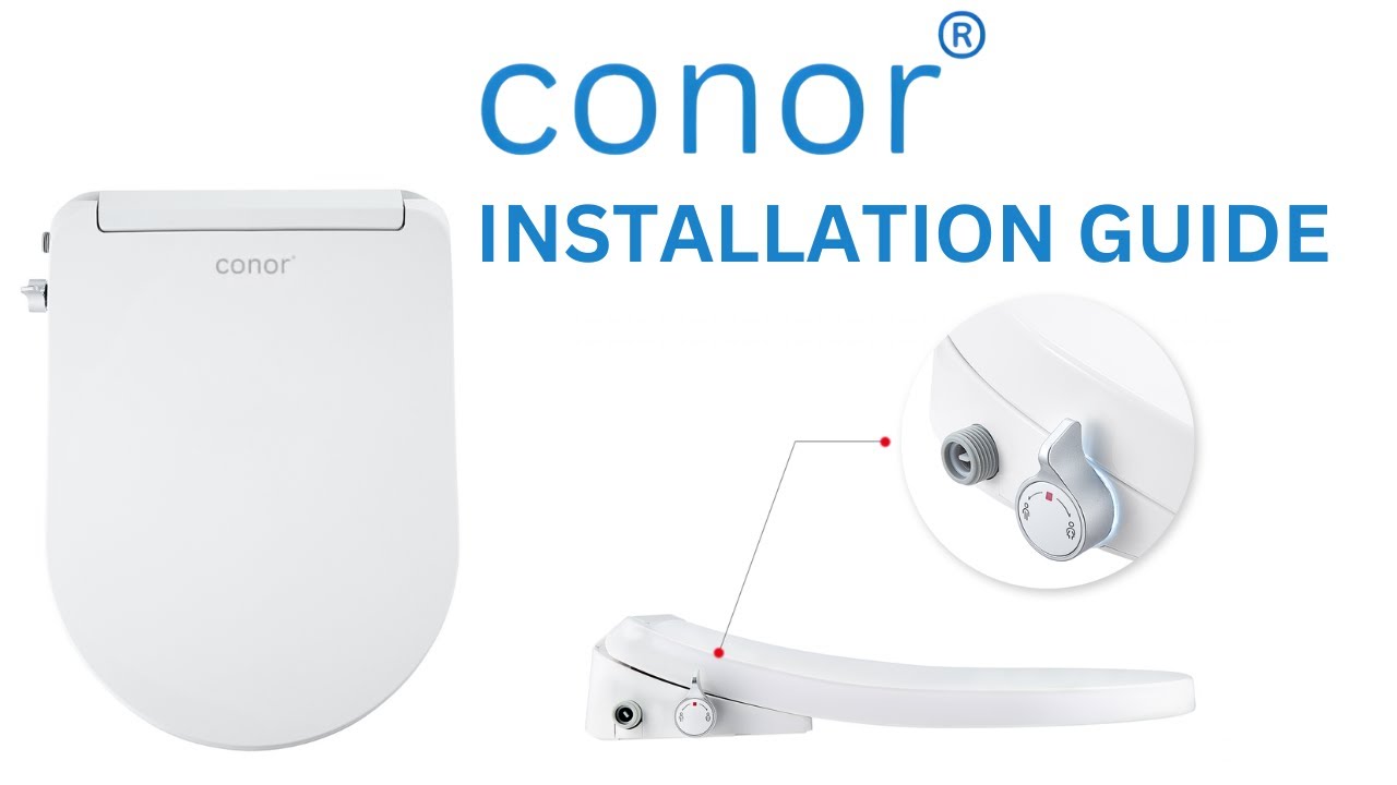 Conor Smart Bidet Toilet Seat Installation Guide - YouTube
